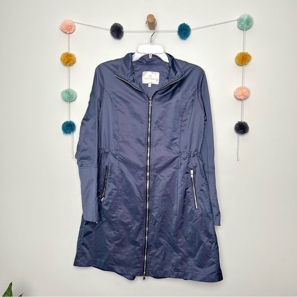 Anatomie | Jackets & Coats | Anatomie Blue Zip Up Jacket | Poshmark